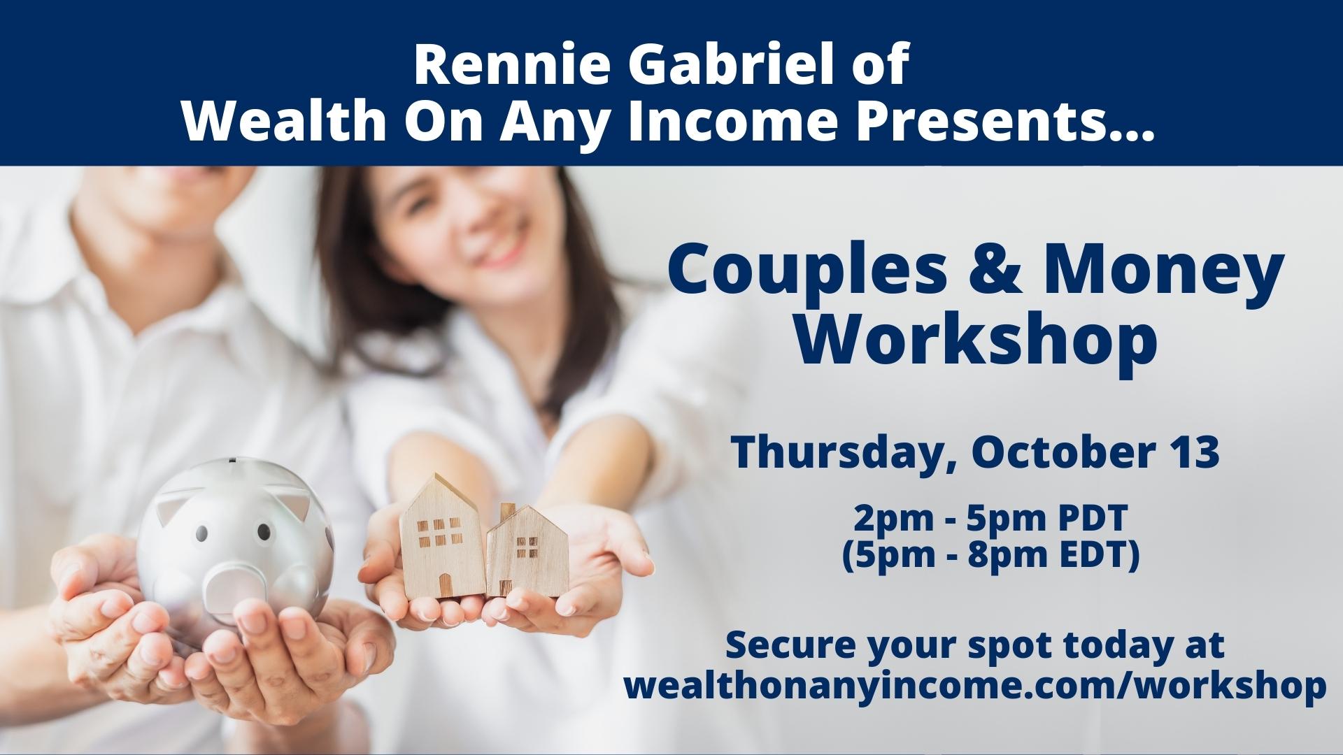 Couples & Money Workshop - Wealth on Any Income